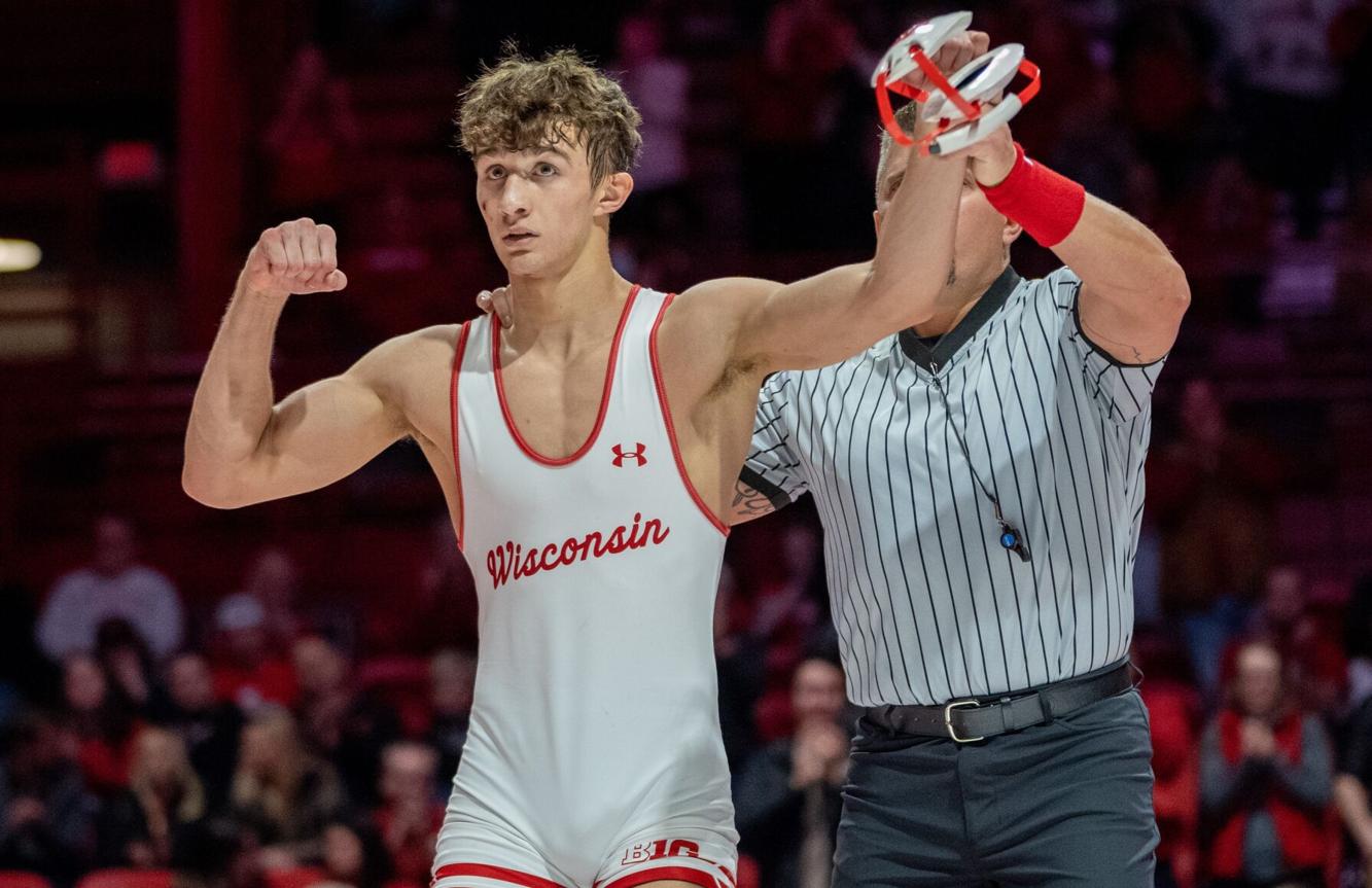 How Dean Hamiti builds on his All-American season for Wisconsin wrestling