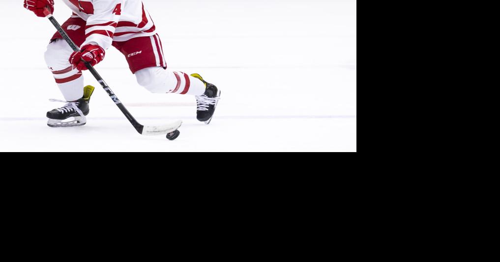 Wisconsin's Caroline Harvey at home for Frozen Four