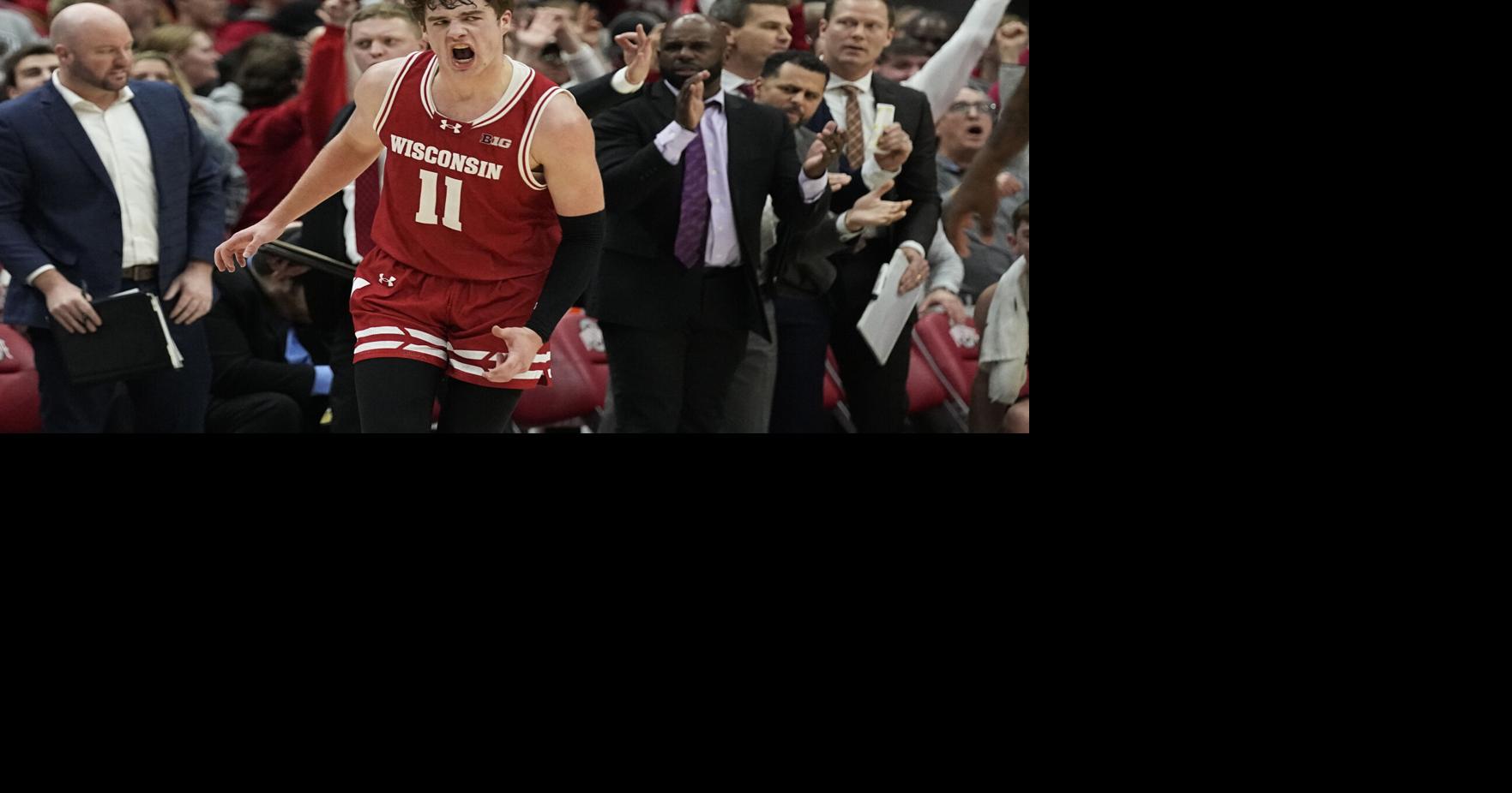 Max Klesmit is Wisconsin basketball's intense sparkplug
