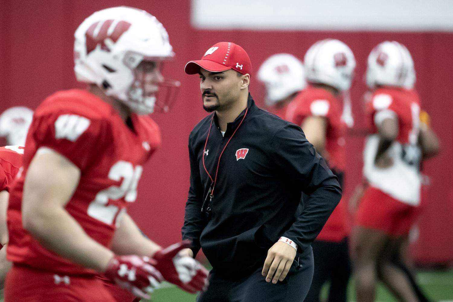 Why 'intense' coach Devon Spalding fits the Wisconsin football running ...