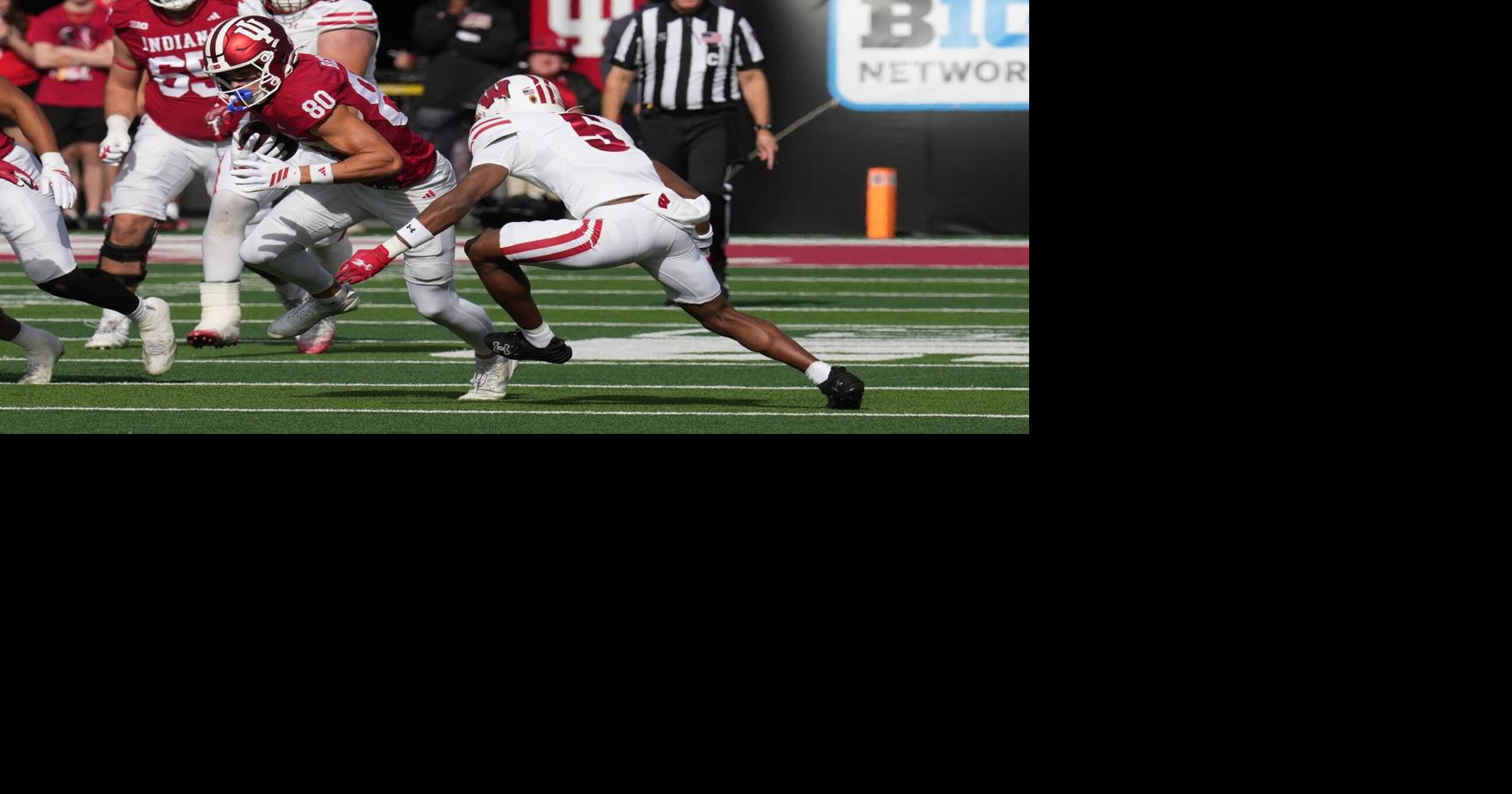 Where can I watch the Wisconsin Badgers at Indiana on TV