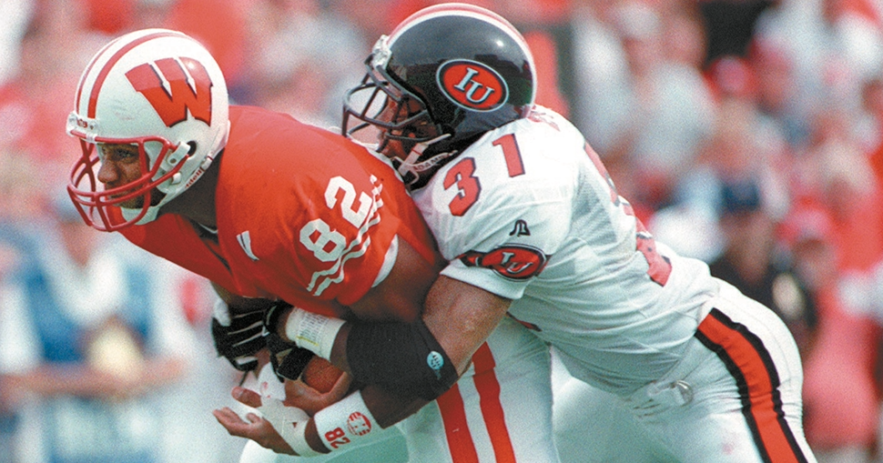 A former Wisconsin receiving standout starring on the track highlights ...