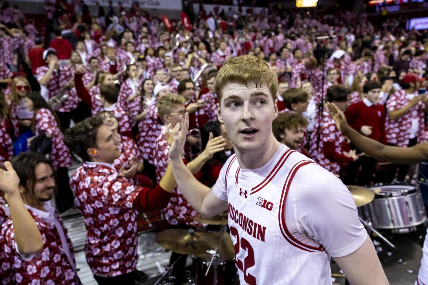 Wisconsin men's basketball Steven Crowl stays aggressiveness