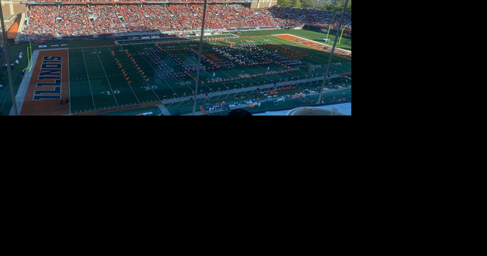 Wisconsin football at Illinois halftime observations
