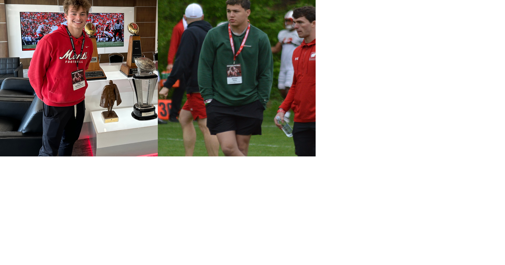 Wisconsin football: Mason Posa, Luke Emmerich's friendship