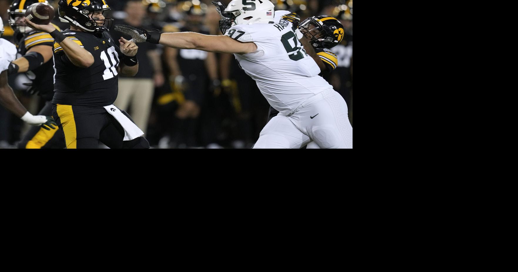 Former Wisconsin quarterback Deacon Hill leads Iowa offense