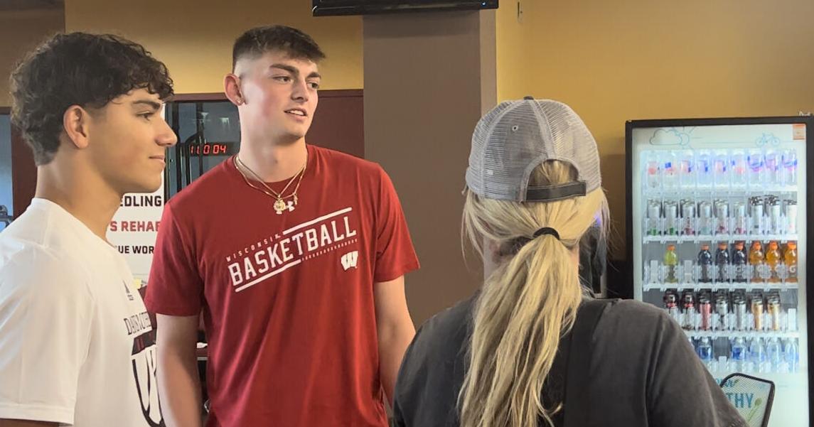 Wisconsin's Connor Essegian helps cardiac health awareness