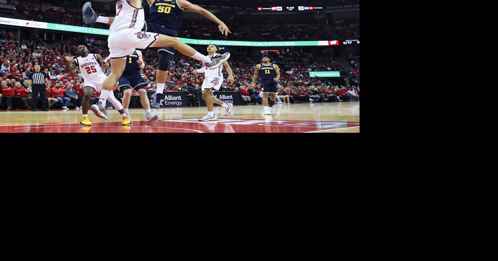 Analysis of Wisconsin vs. Michigan College Basketball Game