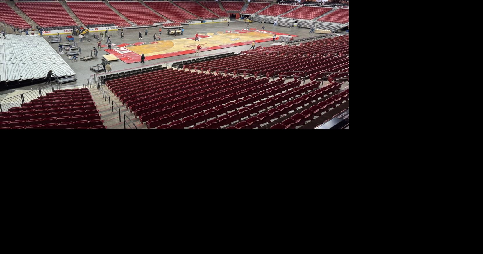 Watch how Wisconsin athletics converts the Kohl Center