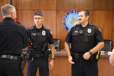 Bay City PD swears in new officers | News | baycitytribune.com
