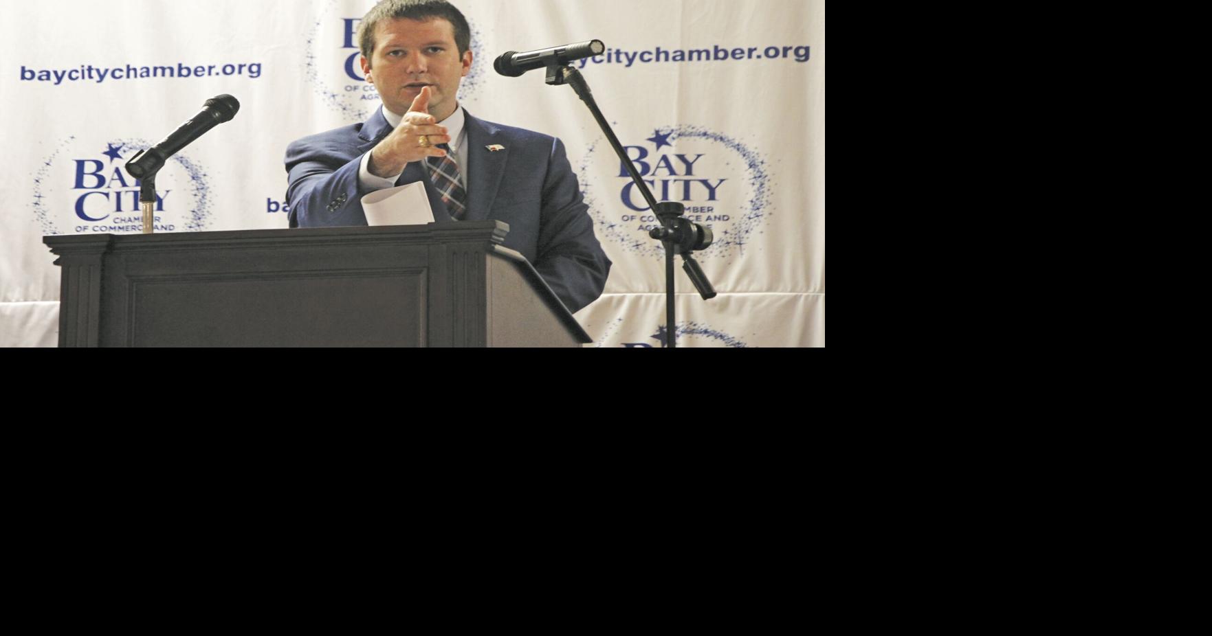 State Rep. Cody Vasut attends Bay City workshop, gives take on water ...