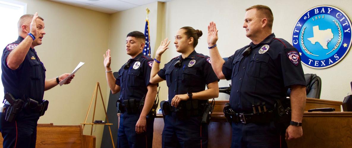 BCPD welcomes three officers to force | Community | baycitytribune.com