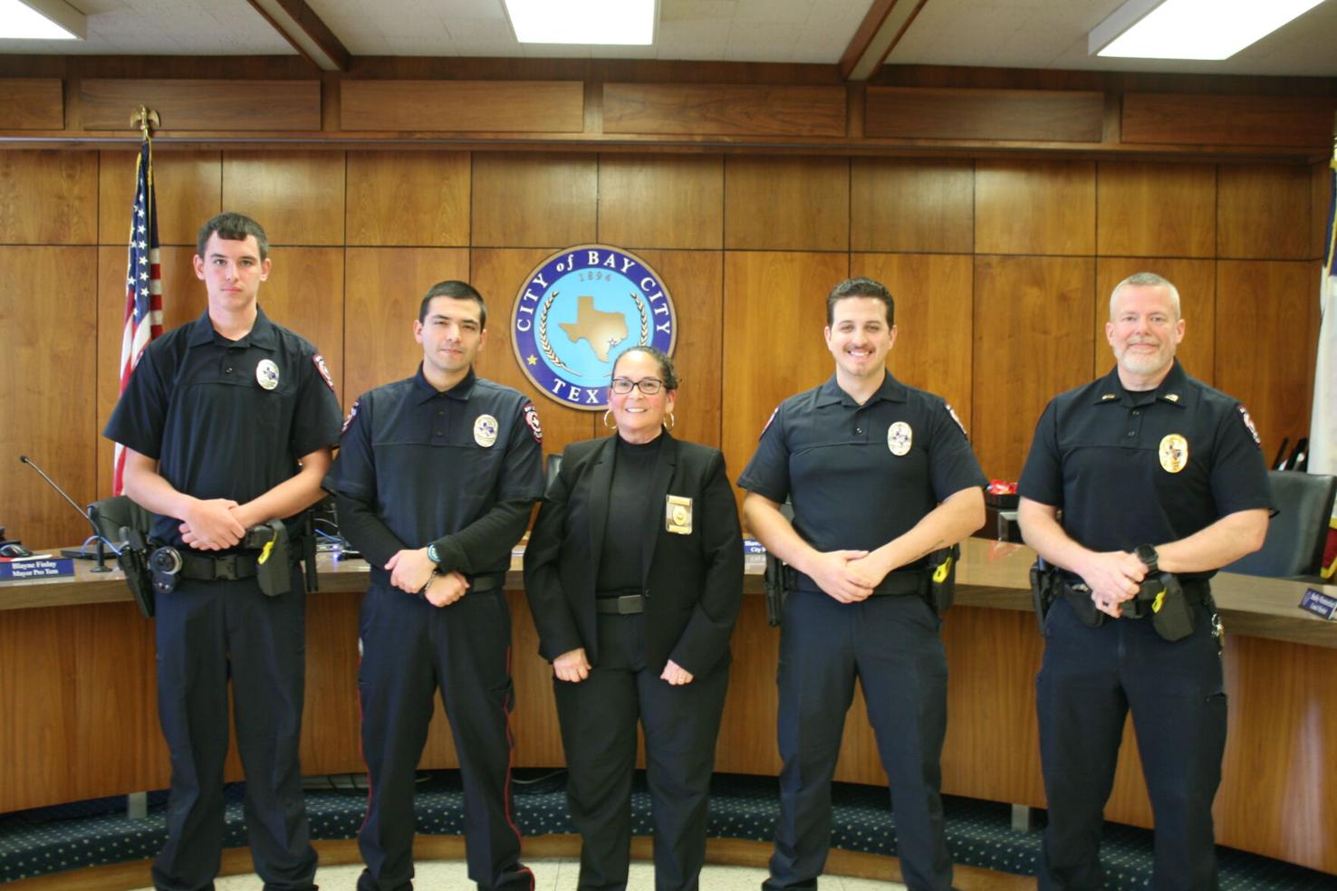 Bay City PD gets 3 new officers, Sgt. promoted | News | baycitytribune.com