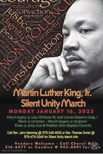 Silent Unity March planned for Jan. 16 in honor of MLK day | News ...