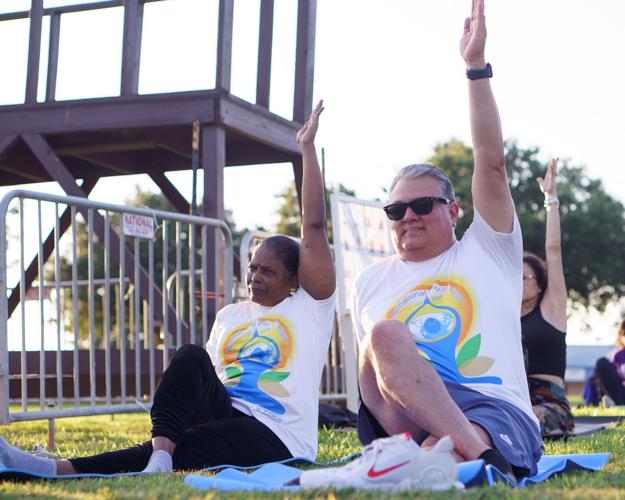 Baytown celebrates International Day of Yoga at Bicentennial Park ...