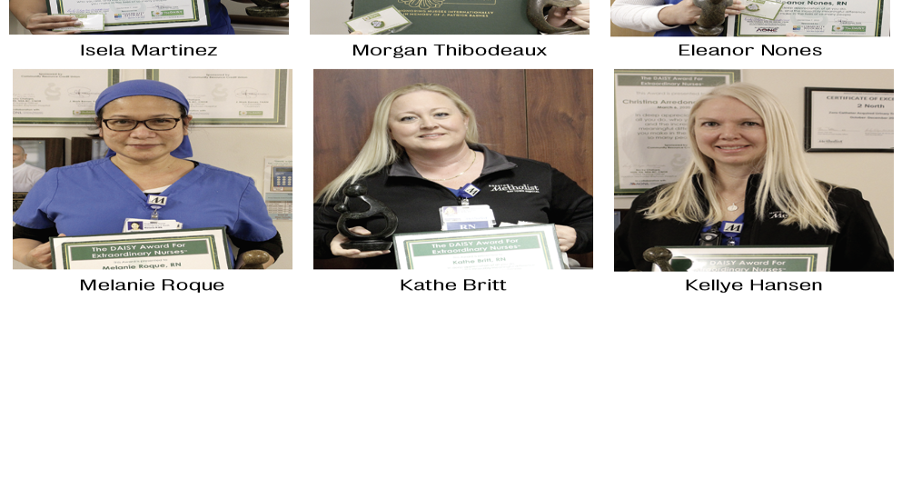 Houston Methodist Baytown Hospital recognizes six nurses as DAISY Award ...
