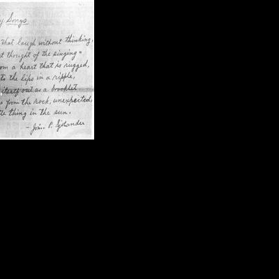 John Peter Sjolander, Dean of Texas Poets | Opinion | baytownsun.com
