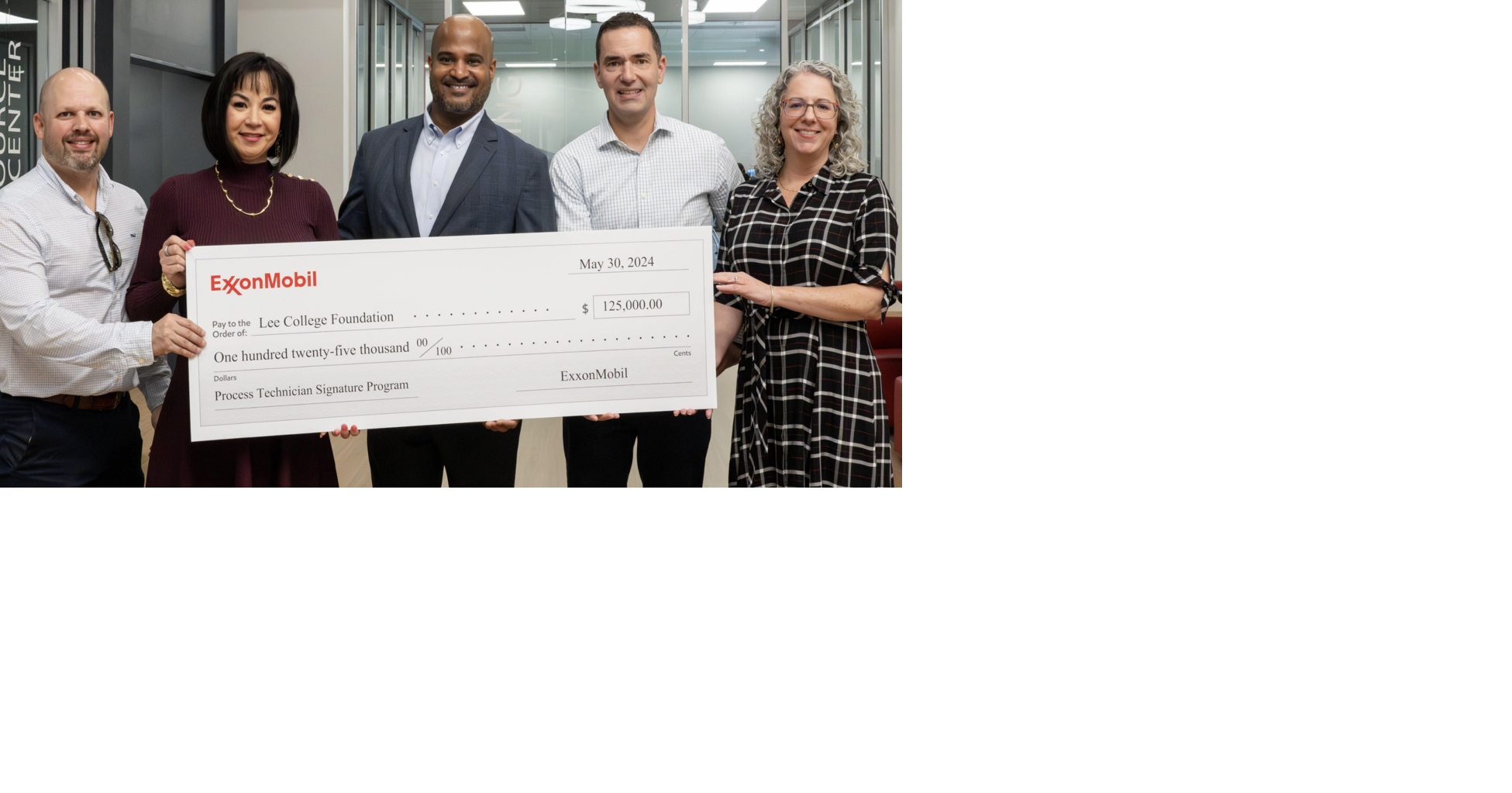 ExxonMobil donates to Lee College | News | baytownsun.com