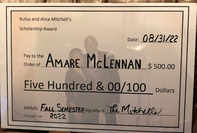 Rufus and Alice Mitchell’s Scholarship 2022 Award Recipient | Local ...