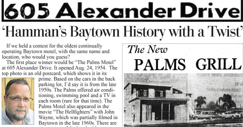 Hamman’s Baytown History ... Palm's Motel | Columns | baytownsun.com