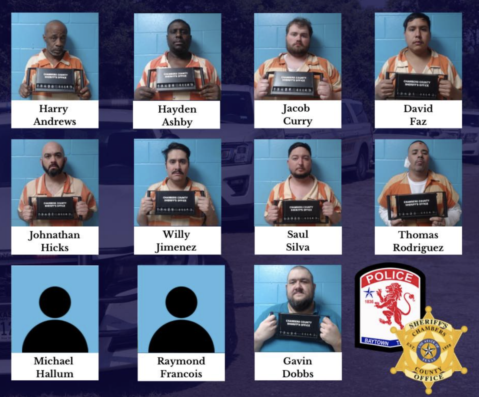 Chambers County Sheriffs Office, Baytown PD arrest 11 in prostitution ...