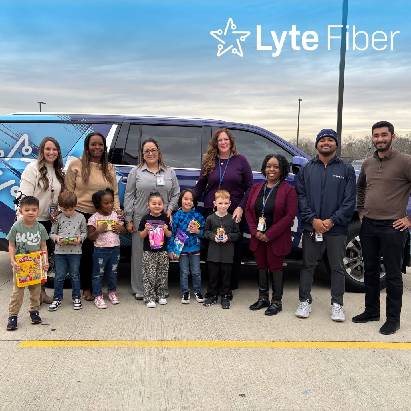 Lyte Fiber donates school supplies to Sheila C. Liles Learning Academy ...