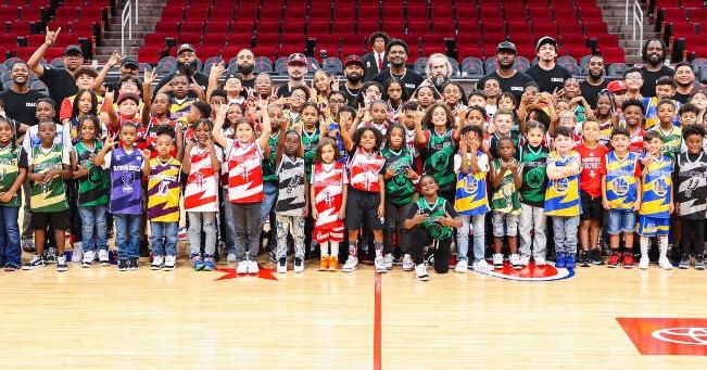 Young basketball players rewarded with outing to Rockets game | Local ...