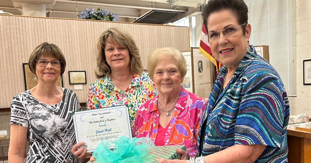 Janet Hall honored as Pilot Club of Baytown Ambassador 2024-2025 ...