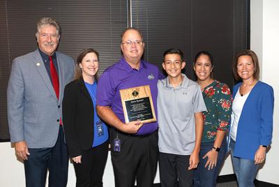 Steve Koester recognized for 30 years of working with GCCISD’s National ...