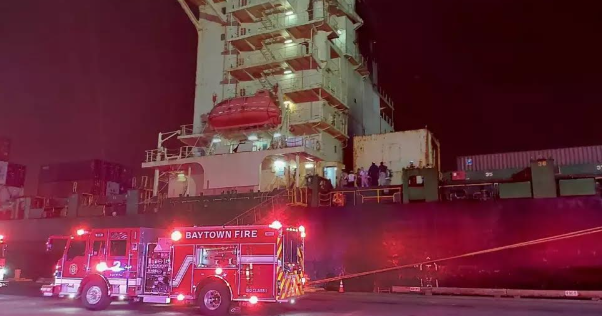 Baytown FD assists with ship fire that killed two | Local | baytownsun.com