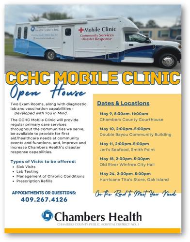 Chambers County Health Centers announce open house dates | Local ...