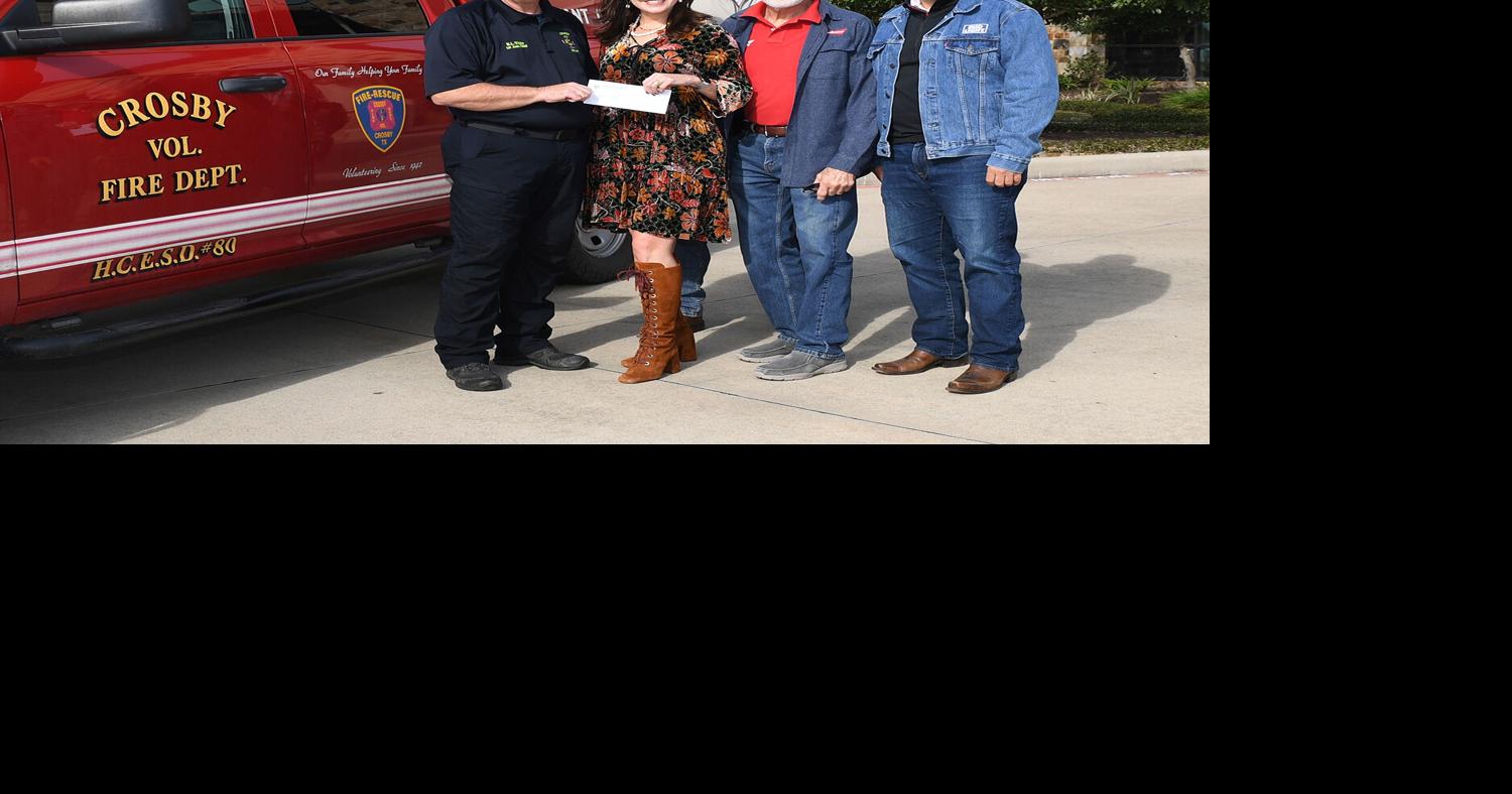 Wismer Distributing donates to Crosby Volunteer Fire Department ...