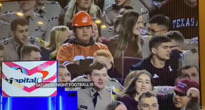 UT fan famous for standing in sea of Aggies won’t miss Peach Bowl ...