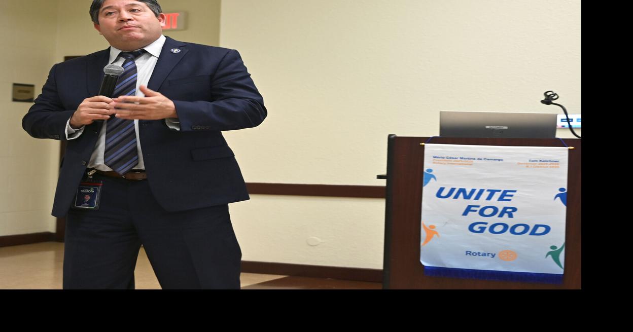 Goose Creek CISD Superintendent Joe Rodriguez shares vision with Rotary ...