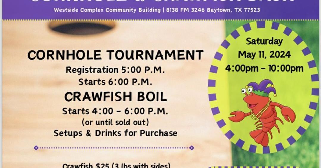 Cornhole, Crawfish Bash set for this weekend | Lifestyle | baytownsun.com