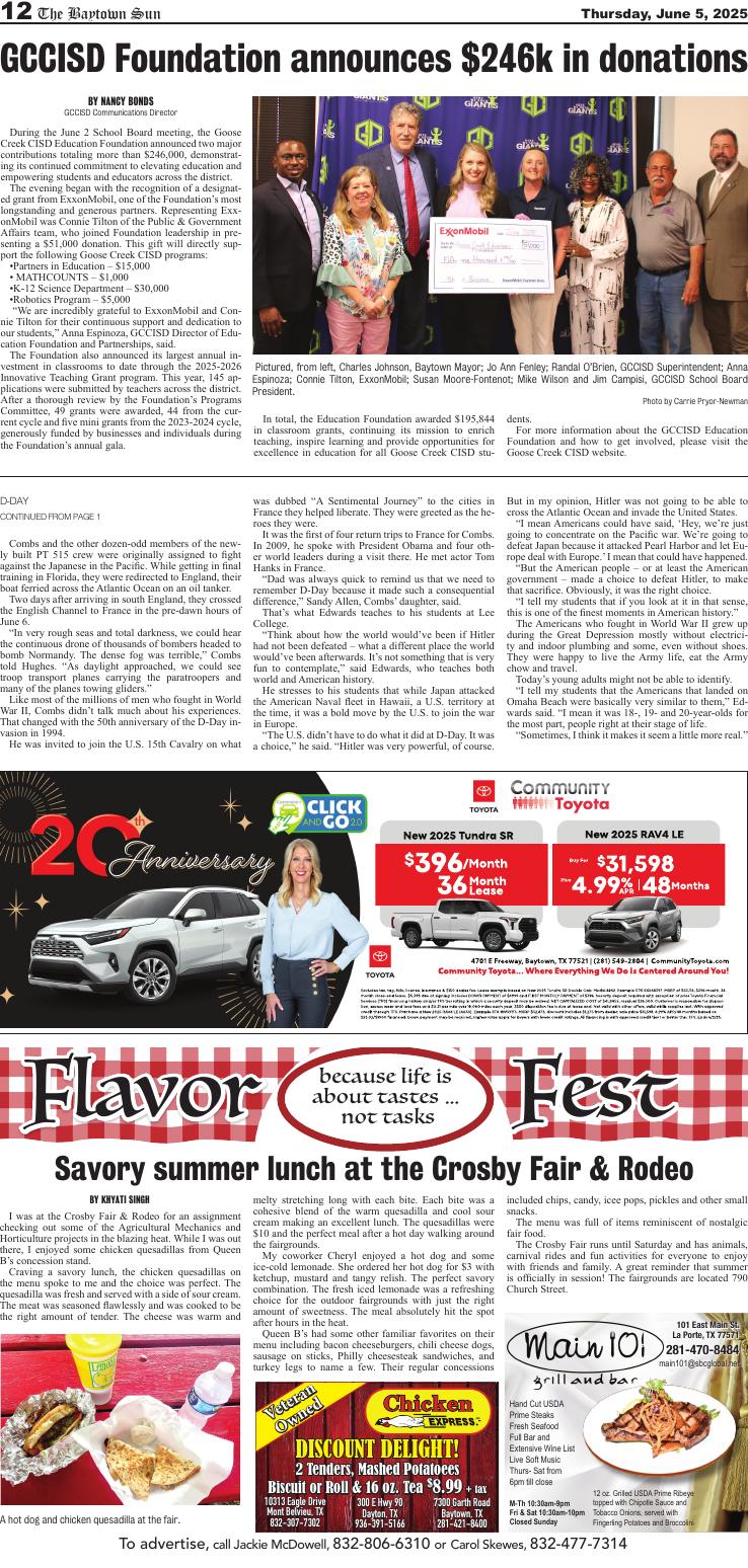 Page 12 | e-Editions | baytownsun.com