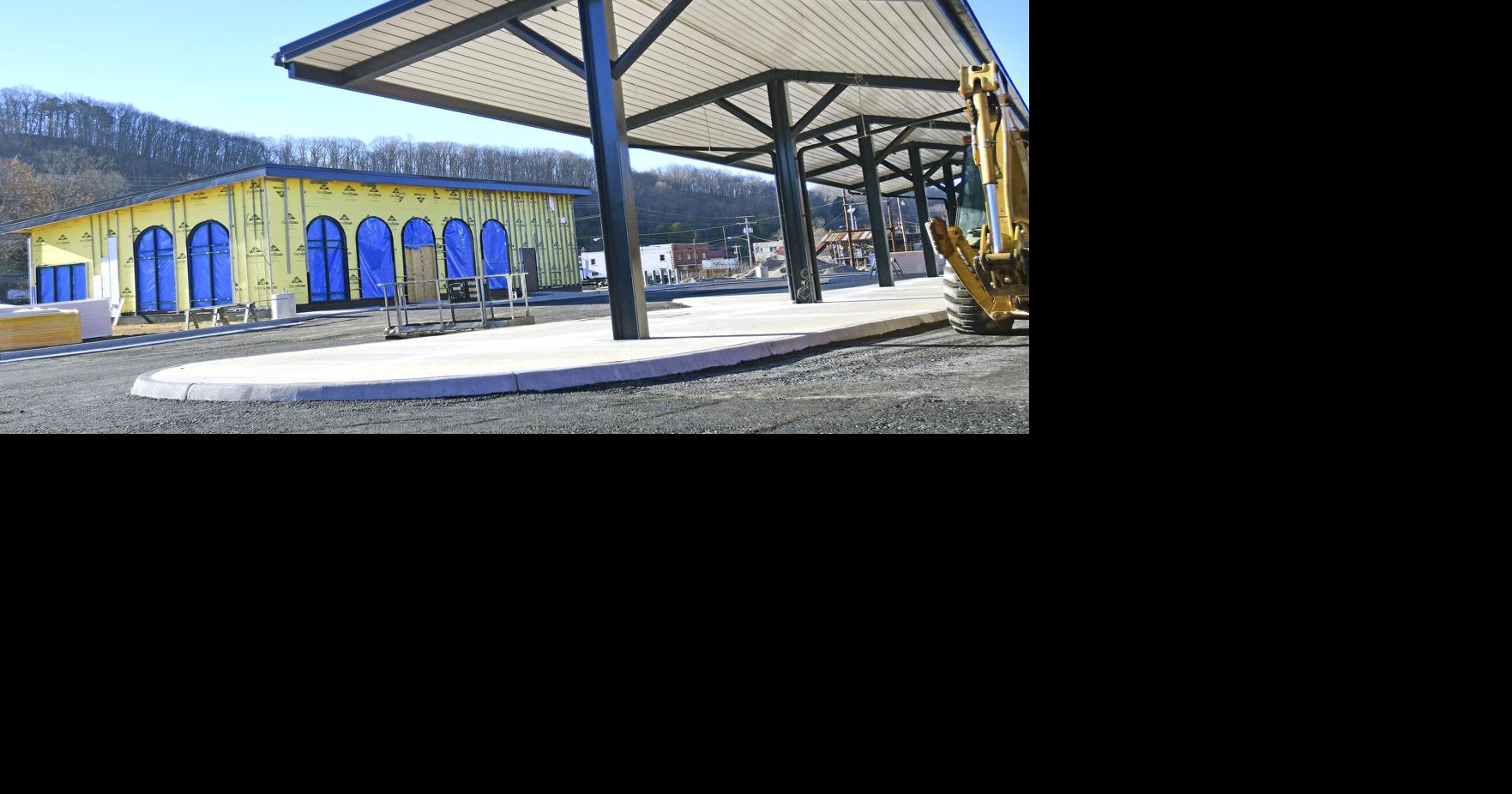 Now under roof: Bluefield Area Transit transfer station set to open ...