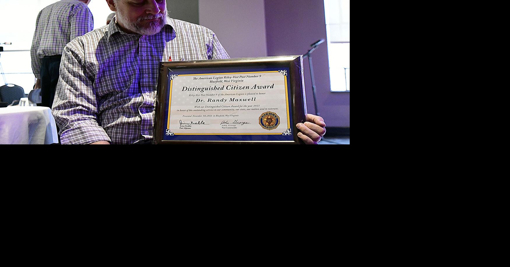 American Legion presents its Distinguished Citizenship Award | News ...