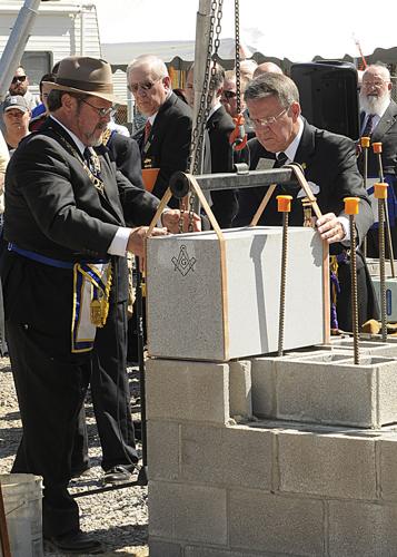 Masonic cornerstone ceremony marks beginning of new rescue squad annex ...