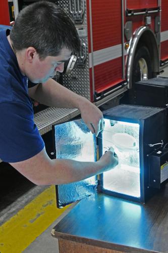 Sanitizing face masks: Bluefield Fire Department creates UV boxes ...
