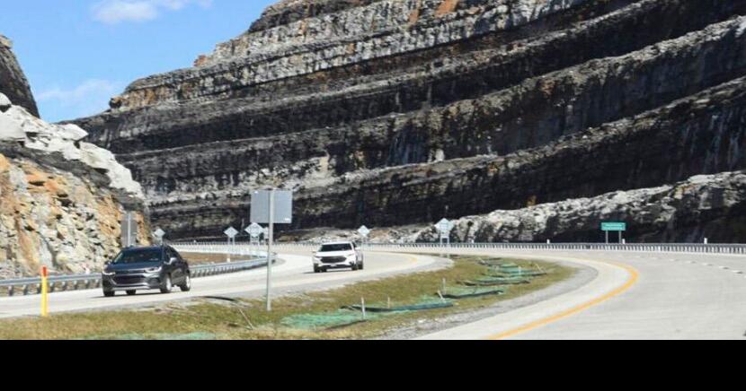 Mullens to Pineville: Five-mile stretch of the Coalfields Expressway ...