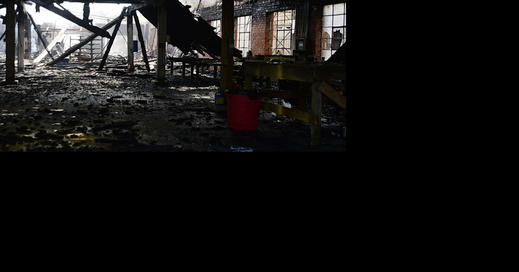 Ruins of old foundry still smoldering after devastating fire | News ...