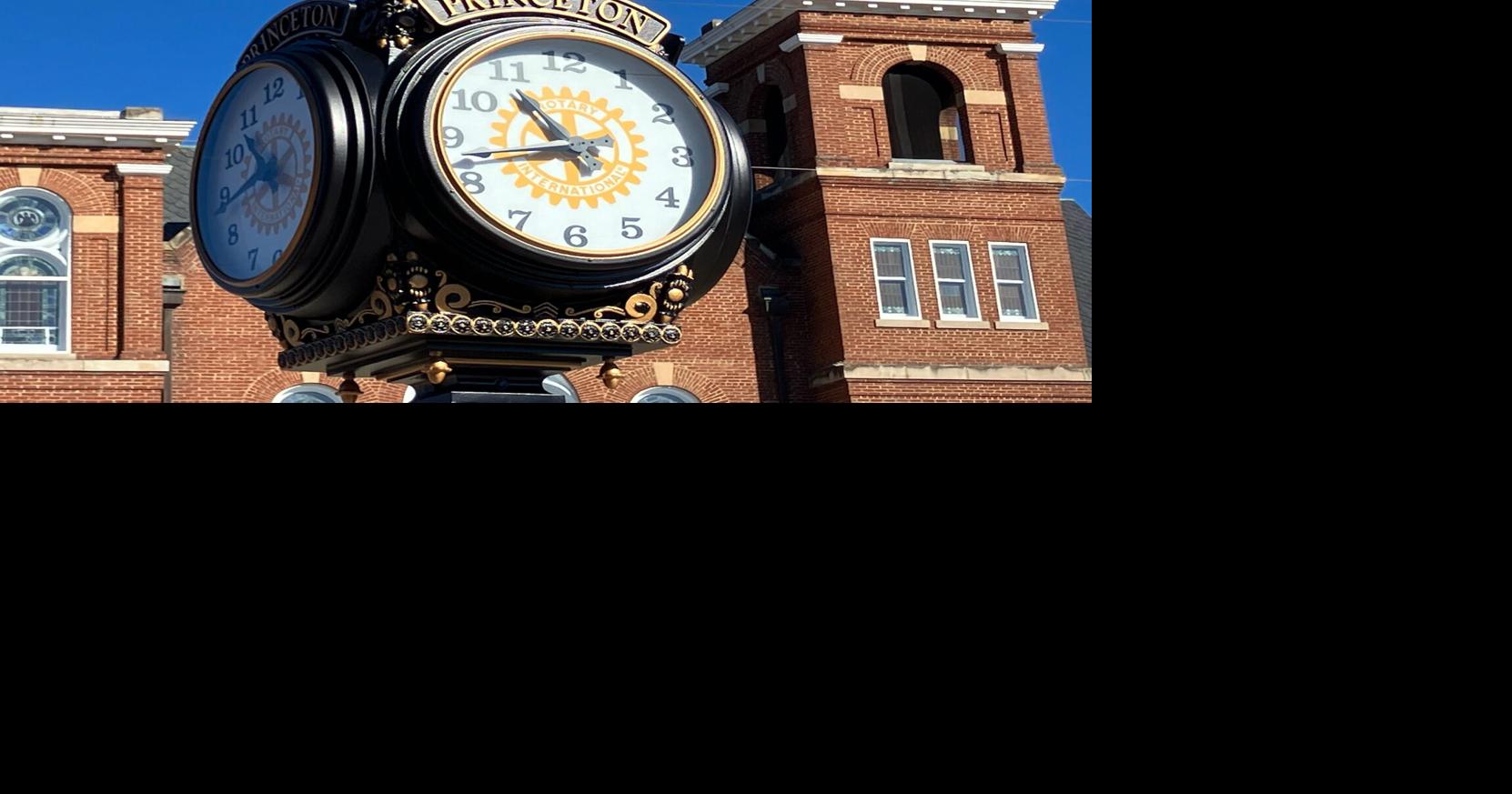 Rotary Club of Princeton erects clock to celebrate centennial | News ...
