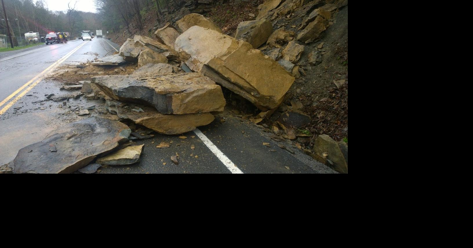 Large rock slide on Route 10 (with VIDEO) | News | bdtonline.com