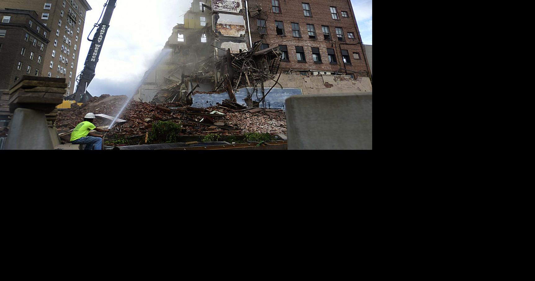 Significant progress being made on Montgomery Ward demolition | News ...