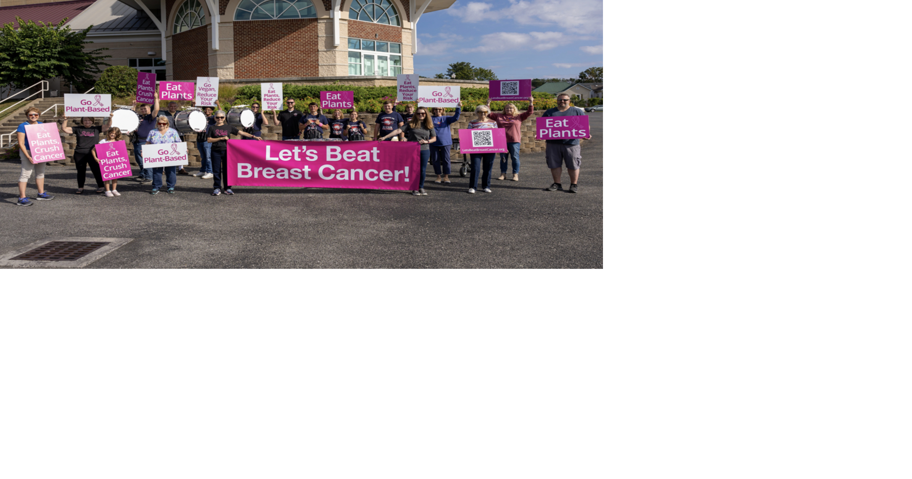 Let's Beat Breast Cancer rally held Saturday at the Chuch Mathena ...