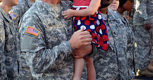 Tears and hugs: Soldiers of the 304th MP Company attend Deployment ...