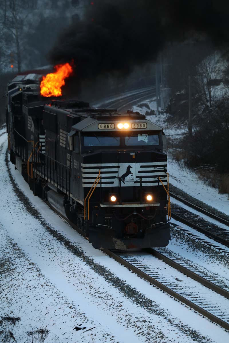 Slideshow: Flames, smoke expelled from Norfolk Southern train | Gallery ...