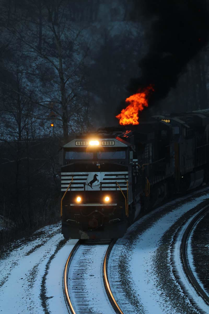 Slideshow: Flames, smoke expelled from Norfolk Southern train | Gallery ...