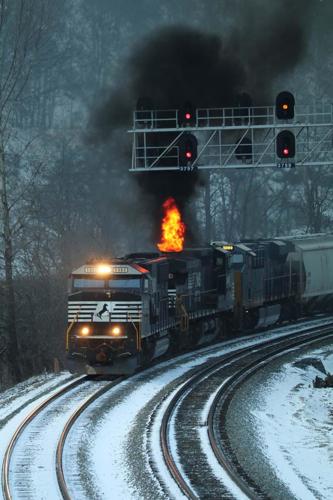Local resident gets photos of flaming train car | News | bdtonline.com